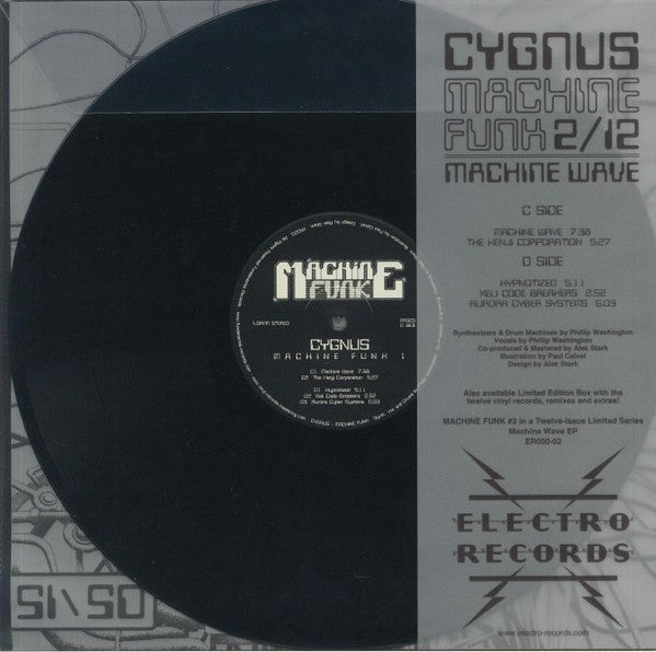 Cygnus – Machine Wave Machine Funk 2/12 - Machine Wave (12" EP) – REVO ...